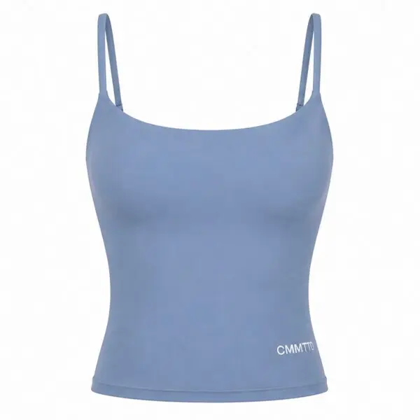 CMMTTD Soft Form Strappy Mid Tank Ocean