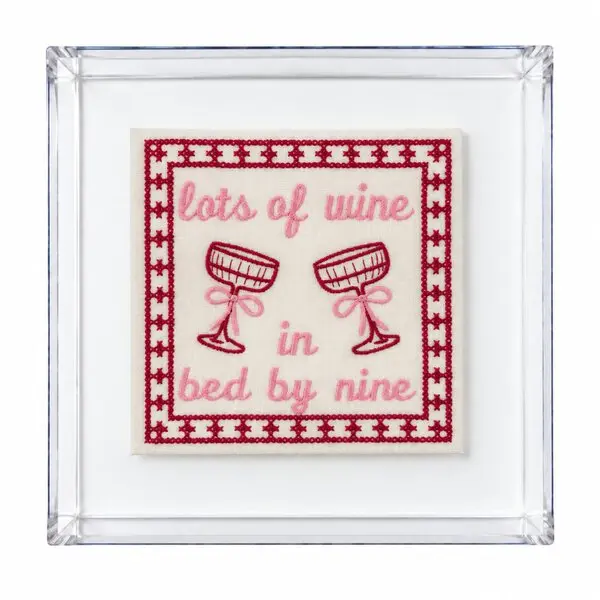 LILLY LOVES Lots Of Wine In Bed Nine - White