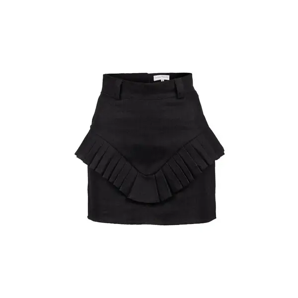 GUILLAUME ALEXANDRE High Waisted Pleated Skirt