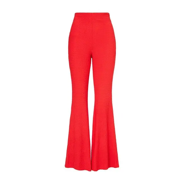 AMY LYNN Bodie Cherie Fla Trousers - Red