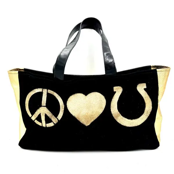 LYNN TALLERICO Mahjong Tote - Black