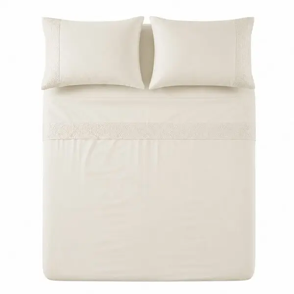 PURE PARIMA Ariane Sheet Set Ivory