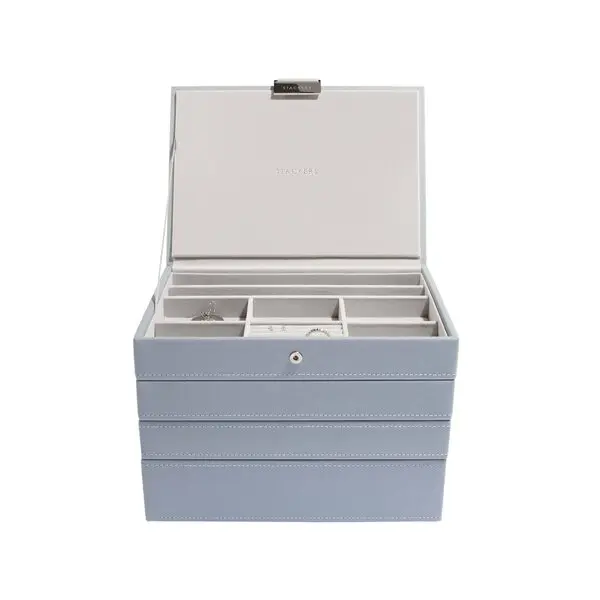 STACKERS Dusky Classic Jewelry Box Set Of Four - Blue