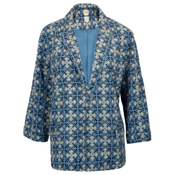 EM & SHI Indigo Blazer - Blue