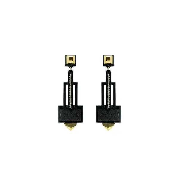 GISSA BICALHO Earring Minaret - Black