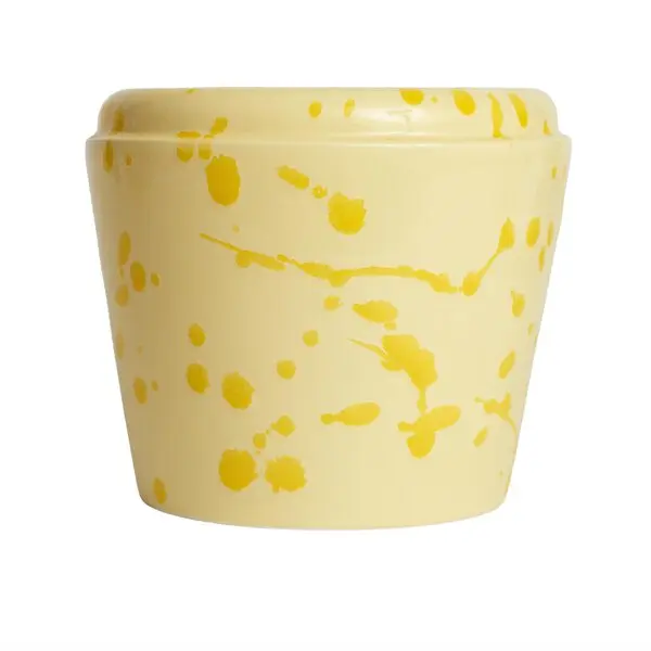 CAROLA FRA I TRULLI Cachepot Vase Cream And - Yellow