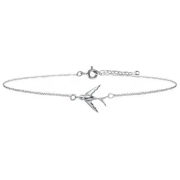 LEE RENEE Swallow Bracelet - Silver