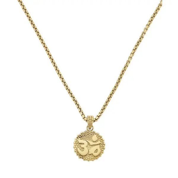 ZOË & MORGAN Om Necklace - Gold