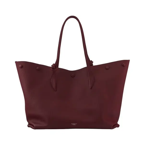 PUGNETTI PARMA Bell Bag L Wine - Red