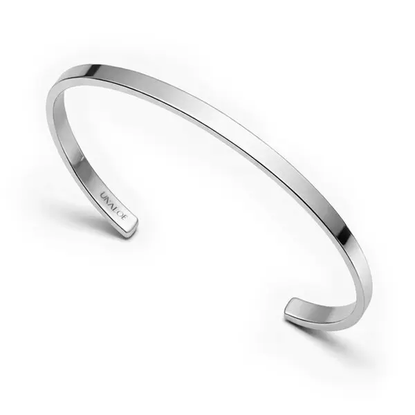 UNALOE Small Band Open Cuff Bracelet For In Sterling – Jewelry For - Silver