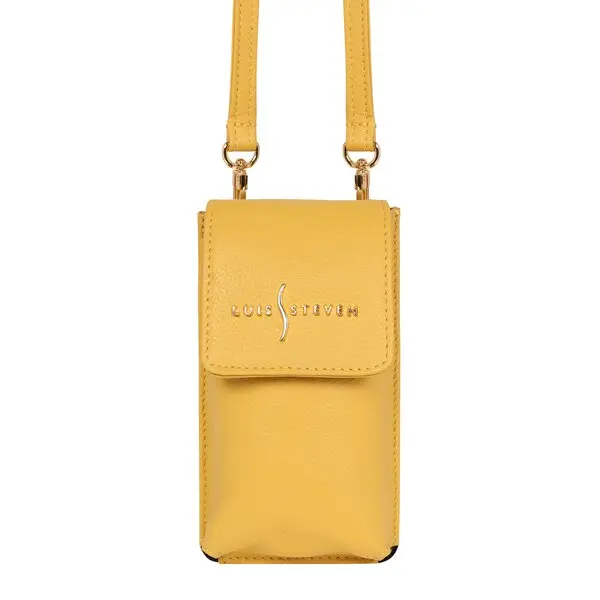 LUIS STEVEN Smartphone Pouch Pebble - Yellow