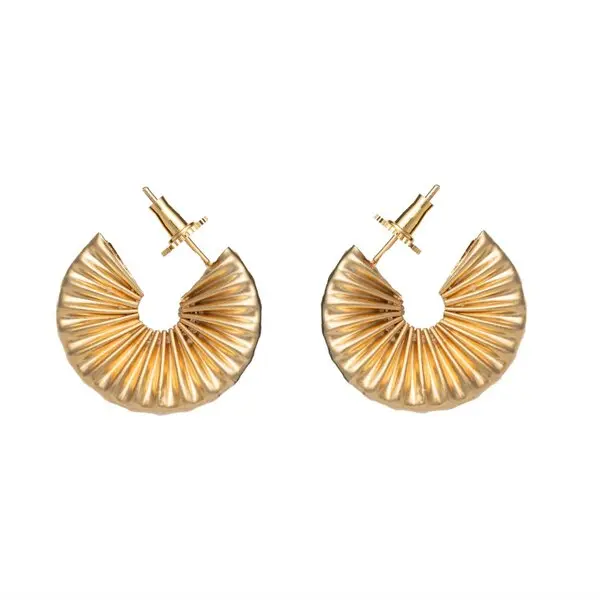 MERAKI BY RASHMI BAJAJ Giana Plated Hoop Earrings - Gold