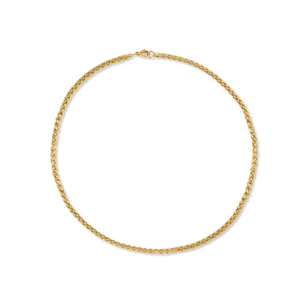 A WEATHERED PENNY Weave Necklace - Gold
