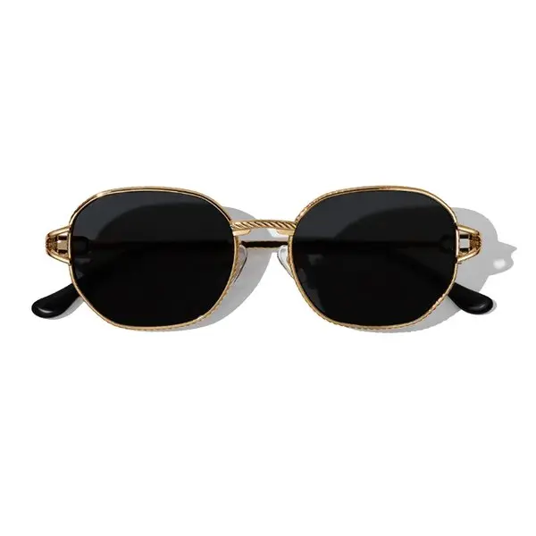 COSSINO Maitre Metal Sunglasses - Gold/black