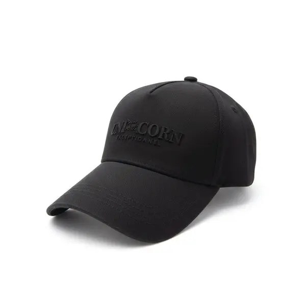 CHAMPAGNE & HORSES Neutrals The Label Cap - Black
