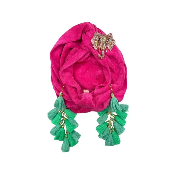 JULIA CLANCEY Nellita Hotty Terry Mint Chacha Turban
