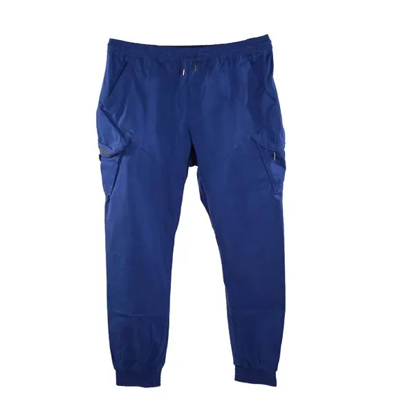 SMART AND JOY Cargo Trousers Tightened At The Ankles - Blue