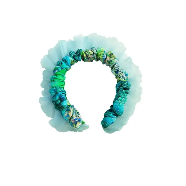 TRAMP IN DISGUISE Bonbon Headband In Turquoise Colour - Blue