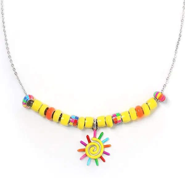 PINNOLE You Are My Sunshine Necklace - Yellow