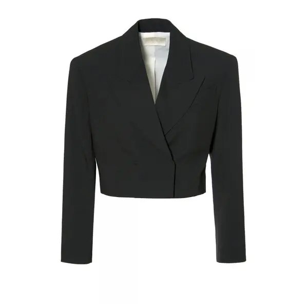 AGGI BY HALEWSKI Giorgia Neutral Blazer - Black