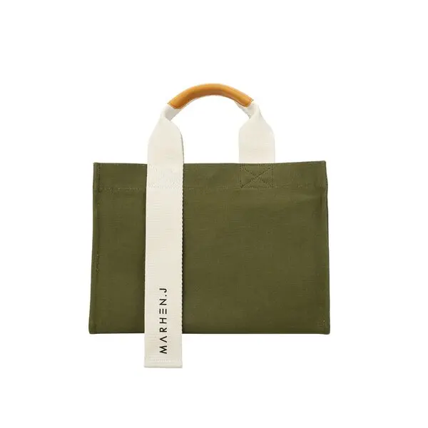 Marhen.j Canvas Tote Bag Rico Comfort Moss - Green
