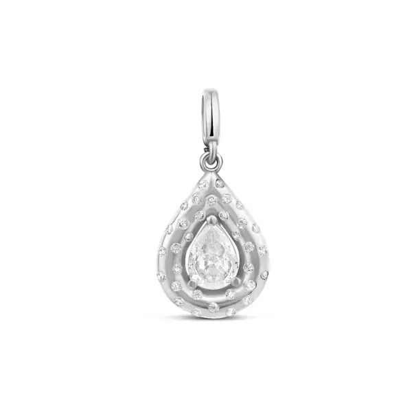SHYMI Scattered Pear Charm - Silver