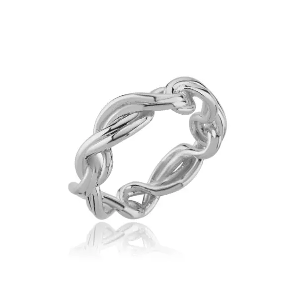 Mishka Twist Ring - Silver