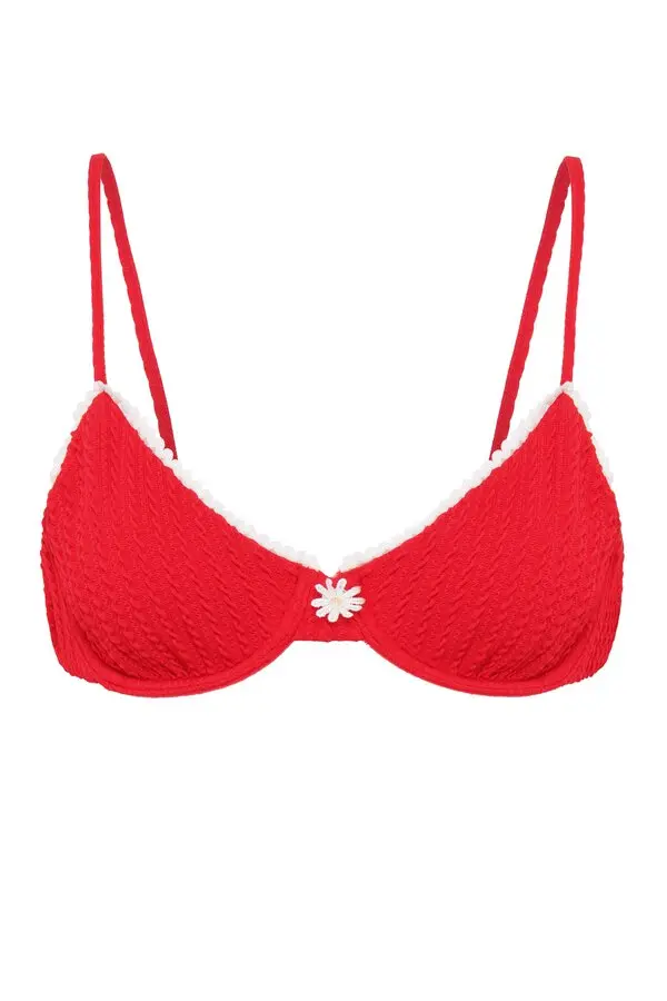 WILD LOVERS LONDON Chilli Bikini Top - Red