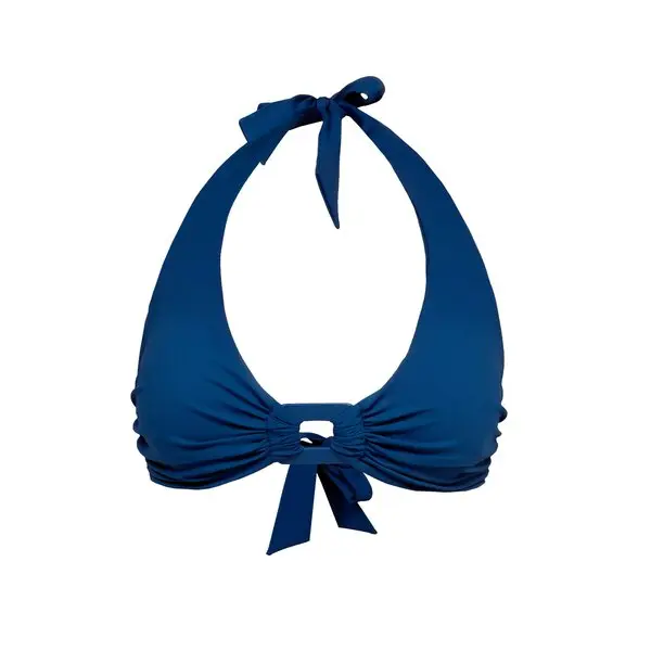 KIKKI-G SWIMWEAR Beatrice Bikini Deep Top - Blue