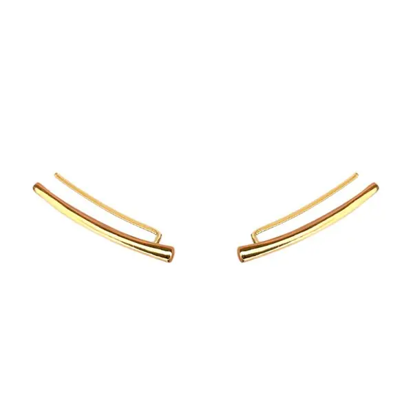 SALLY SKOUFIS Alchemy Ear Climber In 18k Vermeil - Gold