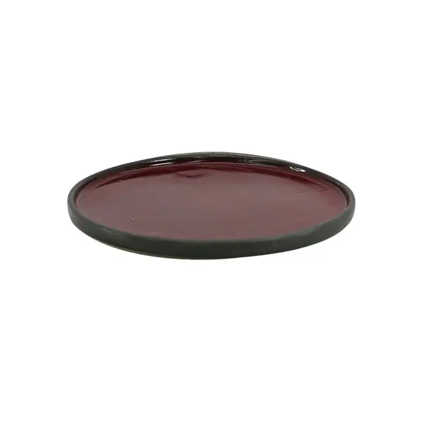 ANATOLIACRAFT Hic Ceramics Xs Round Plate - Red