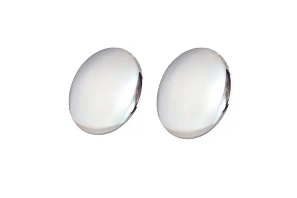 VICKISARGE The Plain Disk In Platinum Pierced - Silver