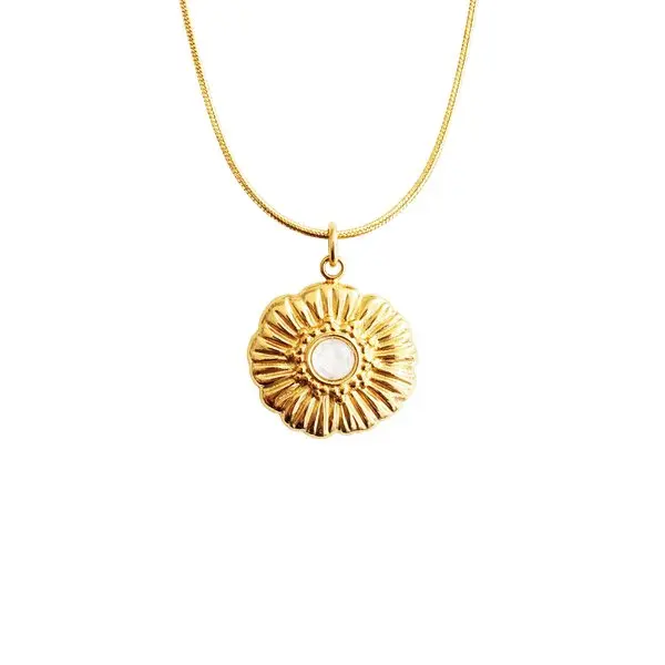 MAISON DE GALA Floral Pendant Necklace