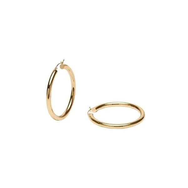 Öugie The Medium Tube Hoops - Gold
