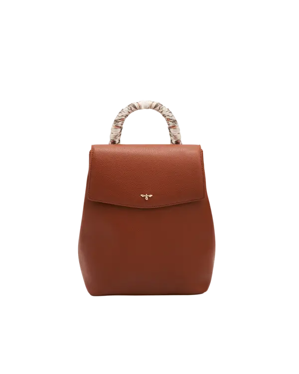 FABLE ENGLAND Laura Small Backpack In Tan - Brown