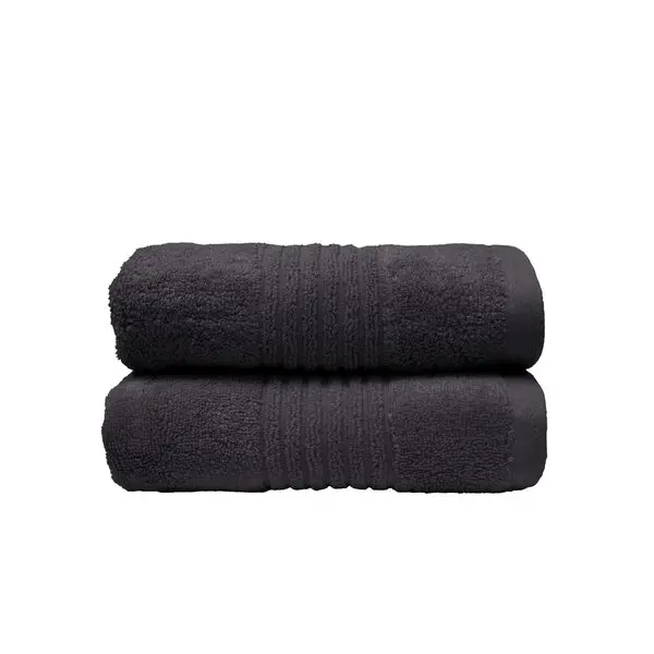 Misona Ultra Soft Bamboo Hand Towel Set Steel - Grey