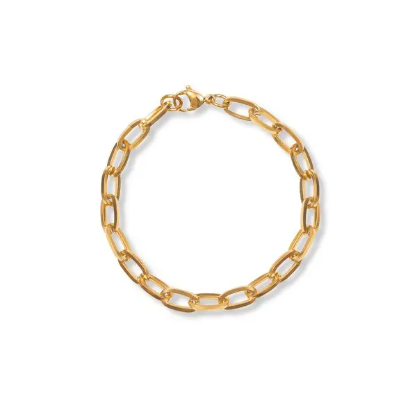 A WEATHERED PENNY Chunky Cable Bracelet - Gold