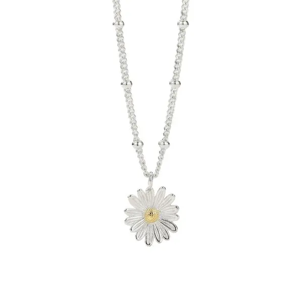 DAINTY LONDON Dainty Daisy Bracelet - Silver