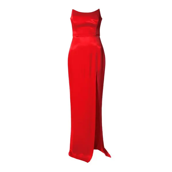 AGGI BY HALEWSKI Greta Sexy Dress - Red