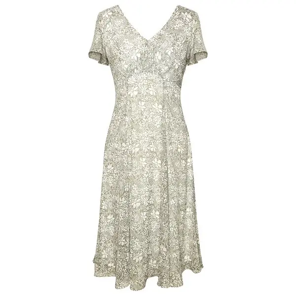 ALIE STREET LONDON Neutrals Miranda Dress Botanical - Green