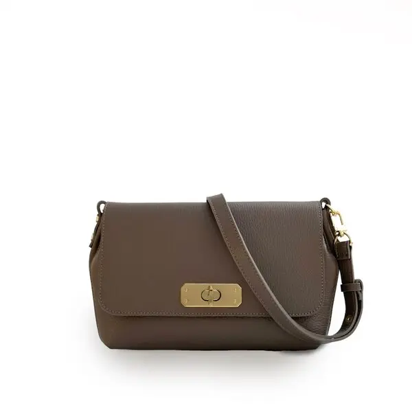 APATCHY LONDON The Maisie Maxi Mink Leather Bag - Brown