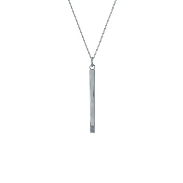 EDGE ONLY Bar Pendant Sterling - Silver