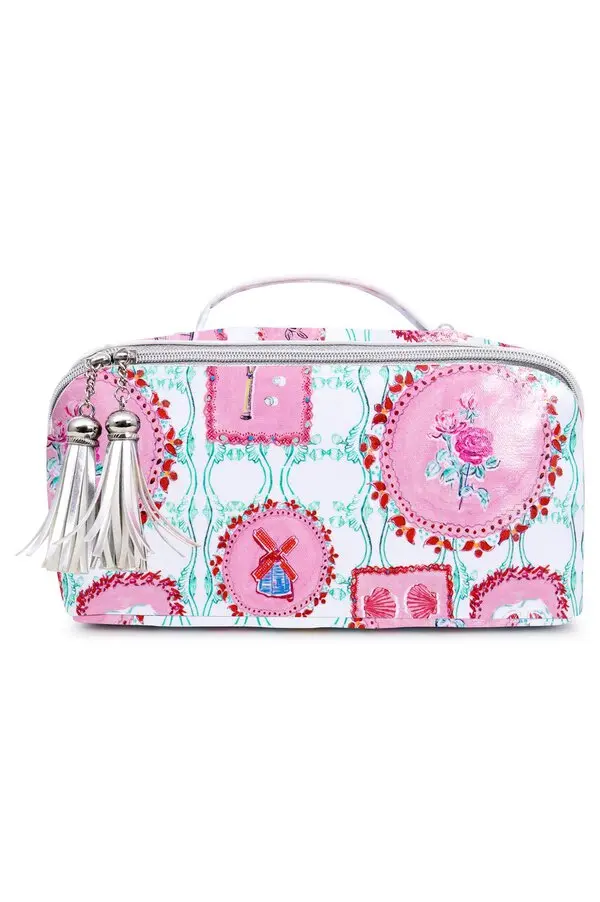 JESSICA RUSSELL FLINT Large Cosmetic Bag The Hamptons - Pink