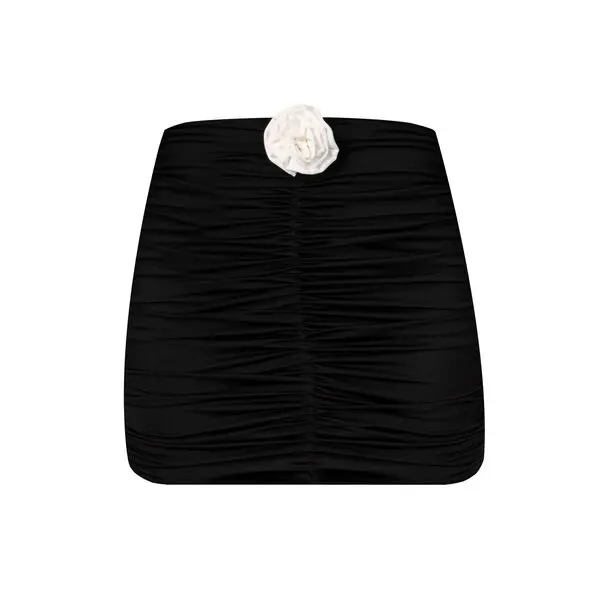 NUR KARAATA Eleanor Skirt - Black