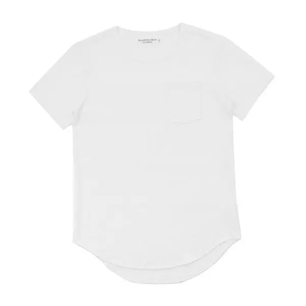 BRADFORD ROW Scoop Tee - White