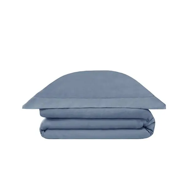 DECOFLUX HOME Cotton Bedding Set Silver - Blue