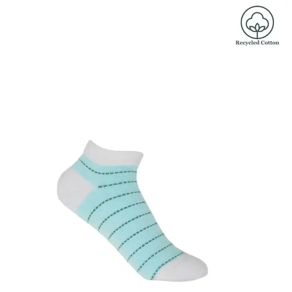 PEPER HAROW - MADE IN ENGLAND Dash Trainer Socks – Mint