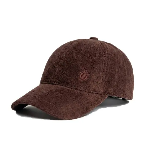 MAISON TANGERINE Terry Cotton Baseball Cap Tobacco - Brown