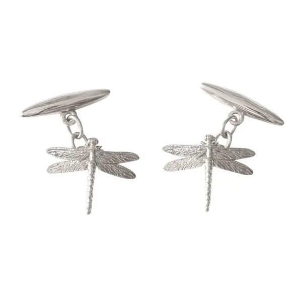 LEE RENEE Dragonfly Cufflinks - Silver