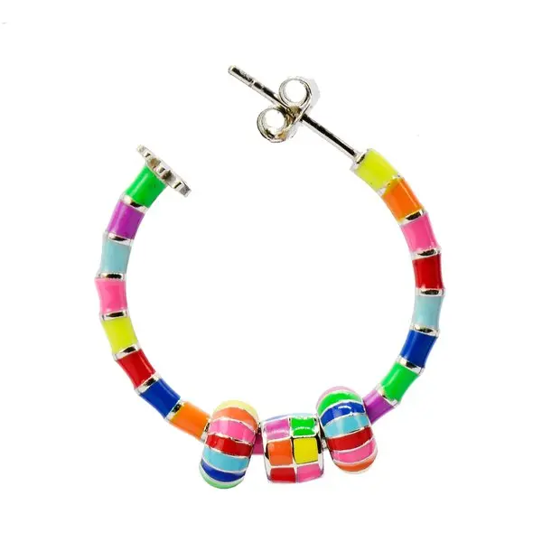 PINNOLE Rainbow Earring Mix Single - Gray